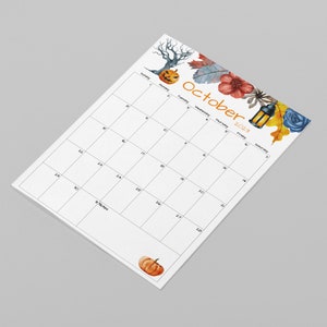 Fillable/editable October Calendar October 2023 Printable Calendar ...