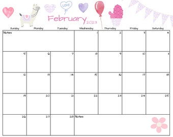 2023 Llama Calendar - Etsy