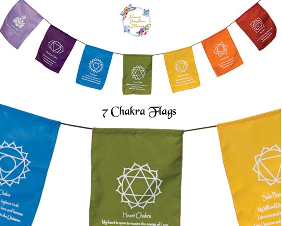 7 Chakra Batik Prayer flags - lktech.vn