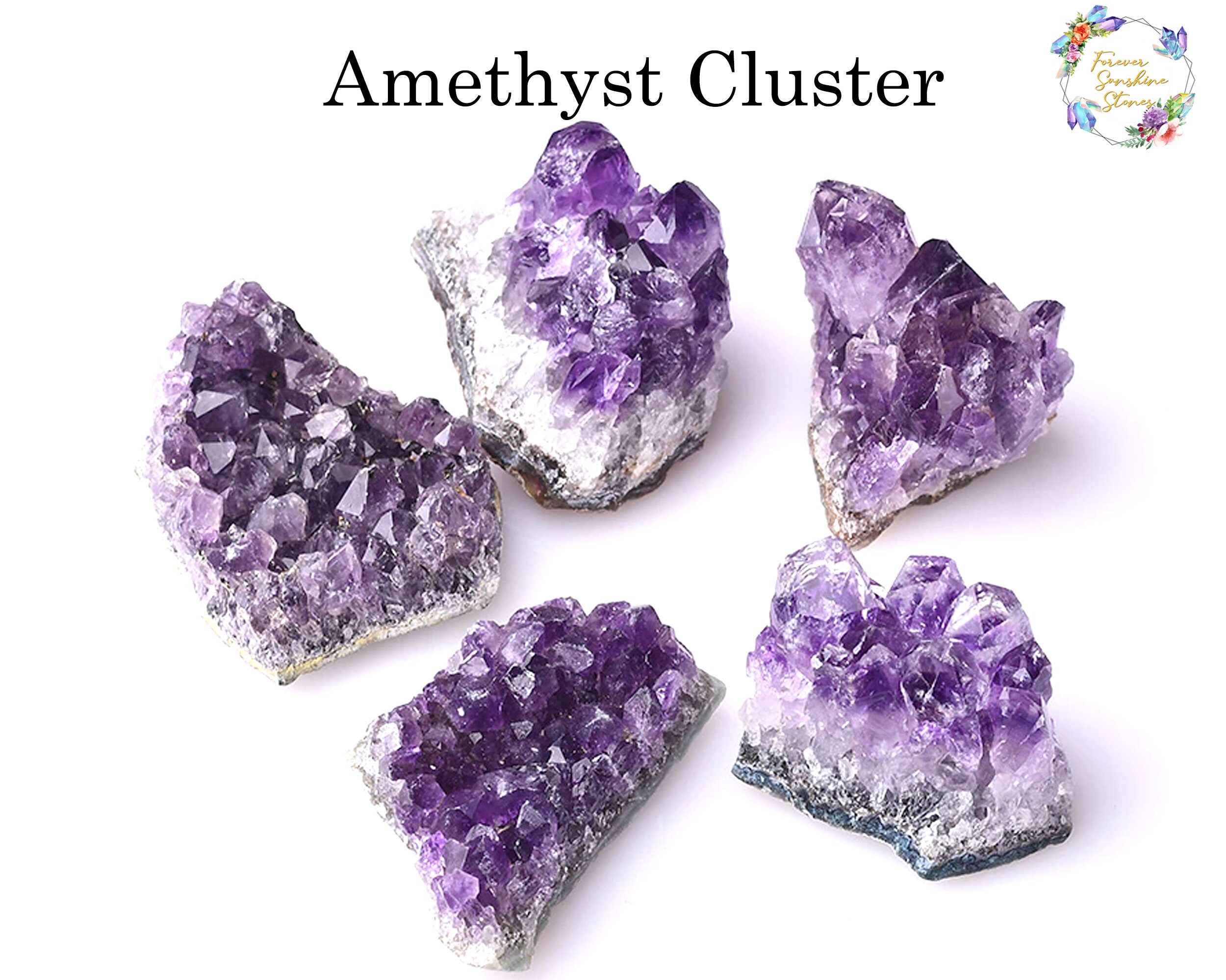 Amethyst Cut Base Clusters CLEARANCE Quality Crystal Quartz - Etsy UK
