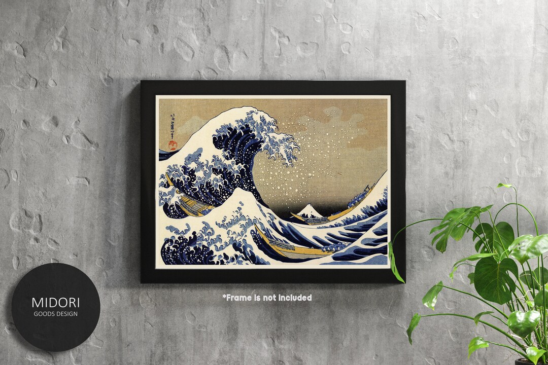 The Great Wave off Kanagawa - Katsushika Hokusai - Poster on Paper or ...