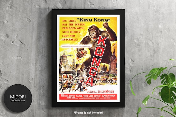 Konga King Kong Vintage Movie Poster - Etsy