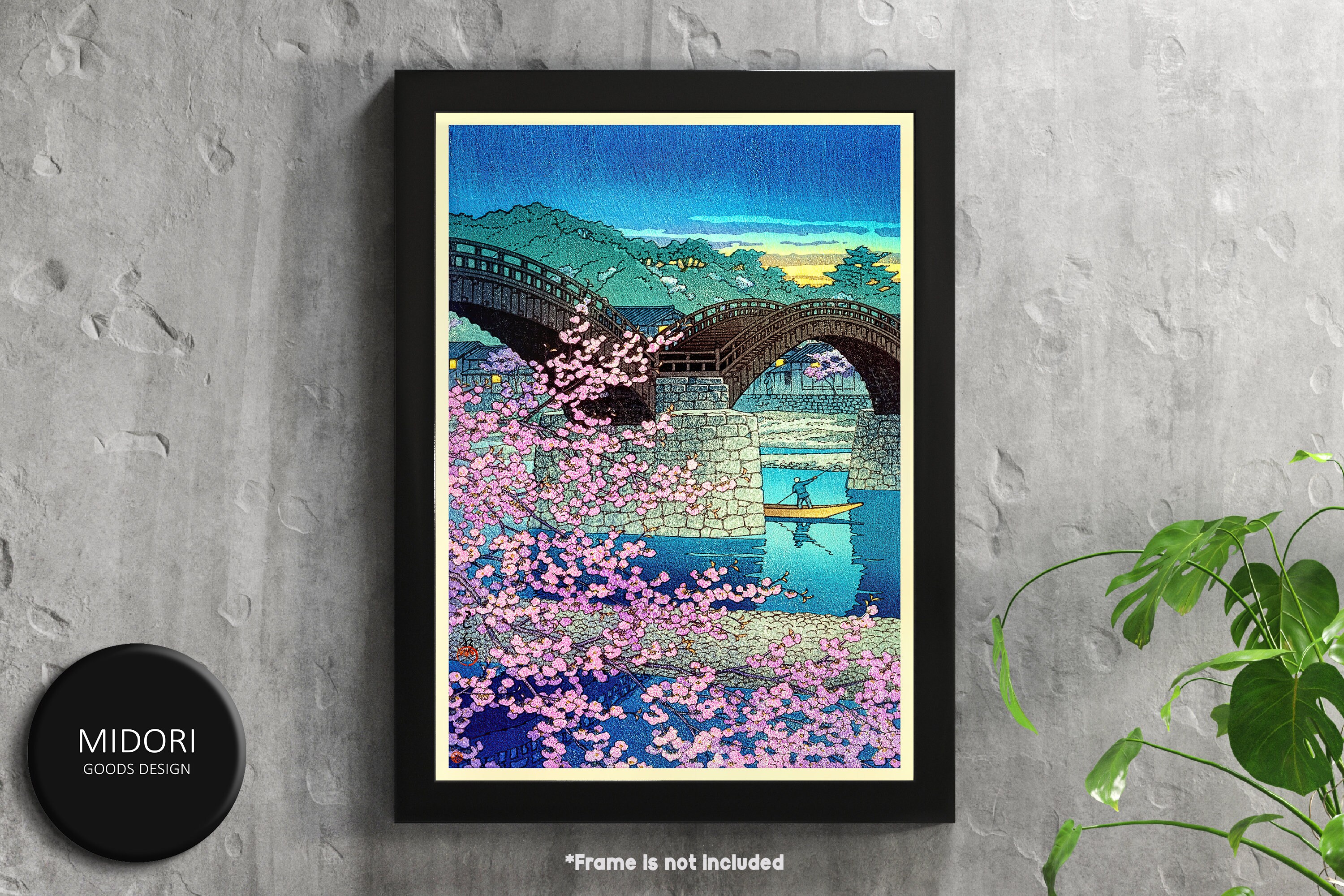 Japanese Cherry Blossom - Poster on Paper or Canvas - Wall Art - Etsy