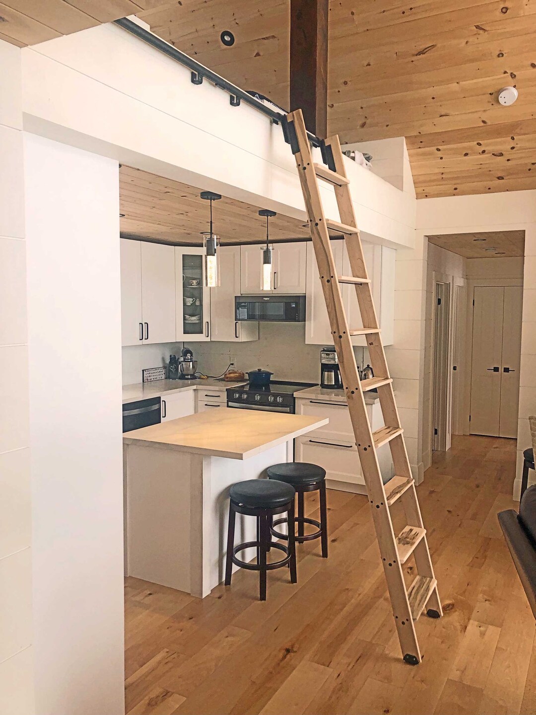 Bryan S. , Parry Sound ON, Maple Loft Ladder With Incredible Colouring ...