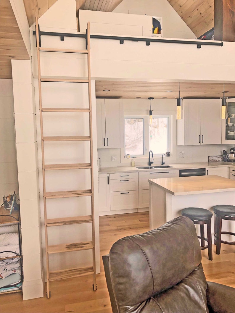 Bryan S. , Parry Sound ON, Maple Loft Ladder With Incredible Colouring ...