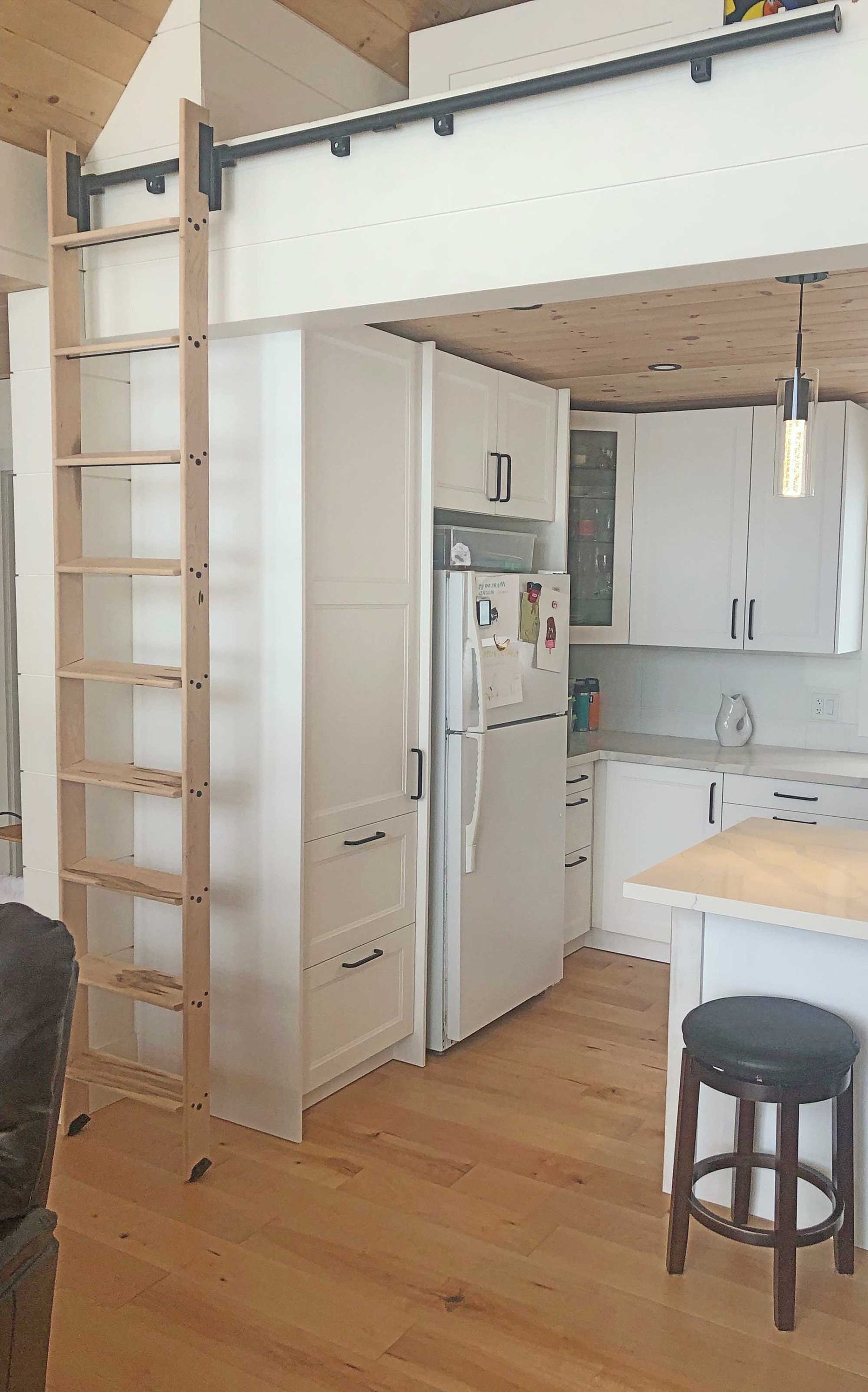 Bryan S. , Parry Sound ON, Maple Loft Ladder With Incredible Colouring ...