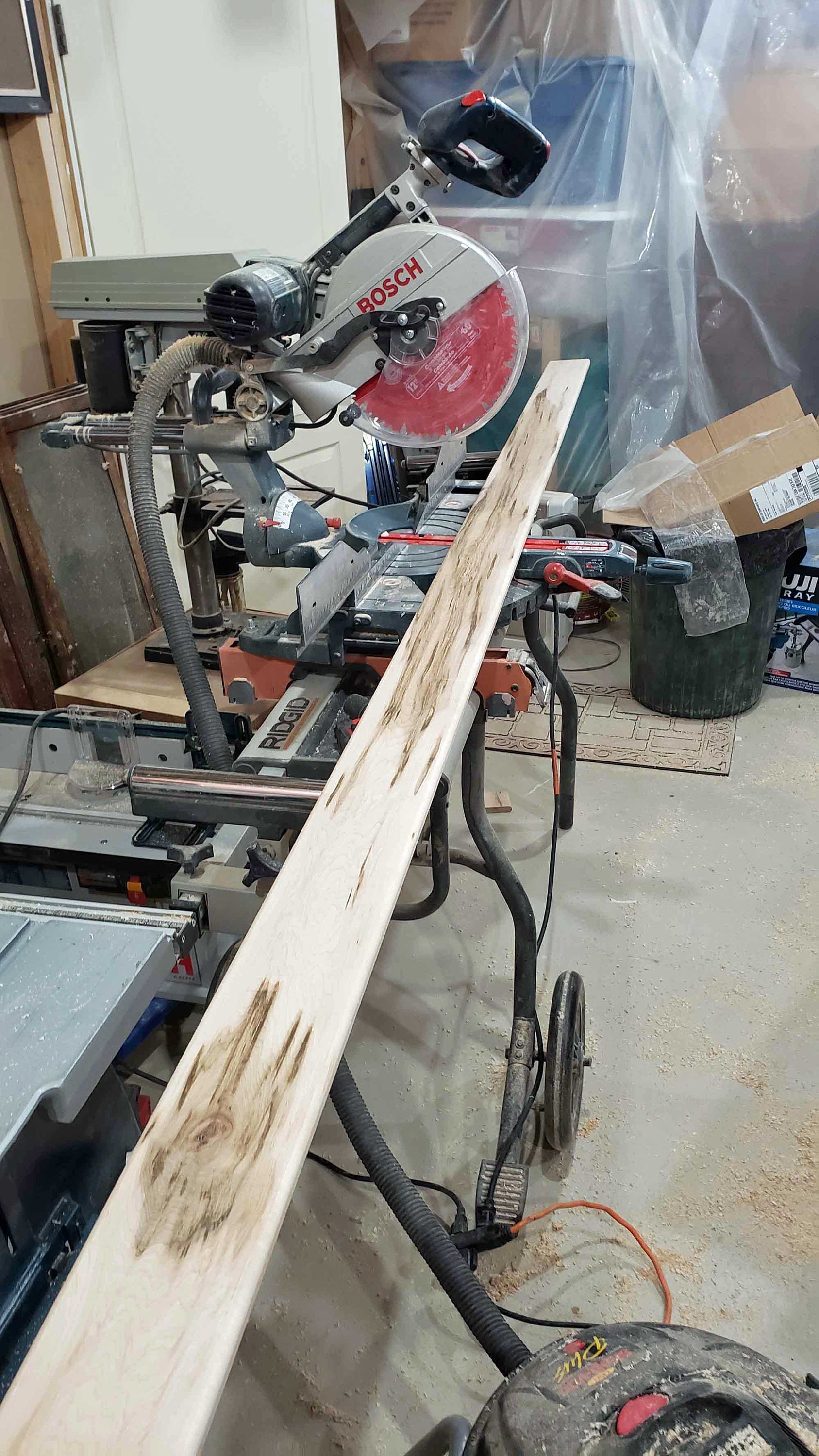 Bryan S. , Parry Sound ON, Maple Loft Ladder With Incredible Colouring ...