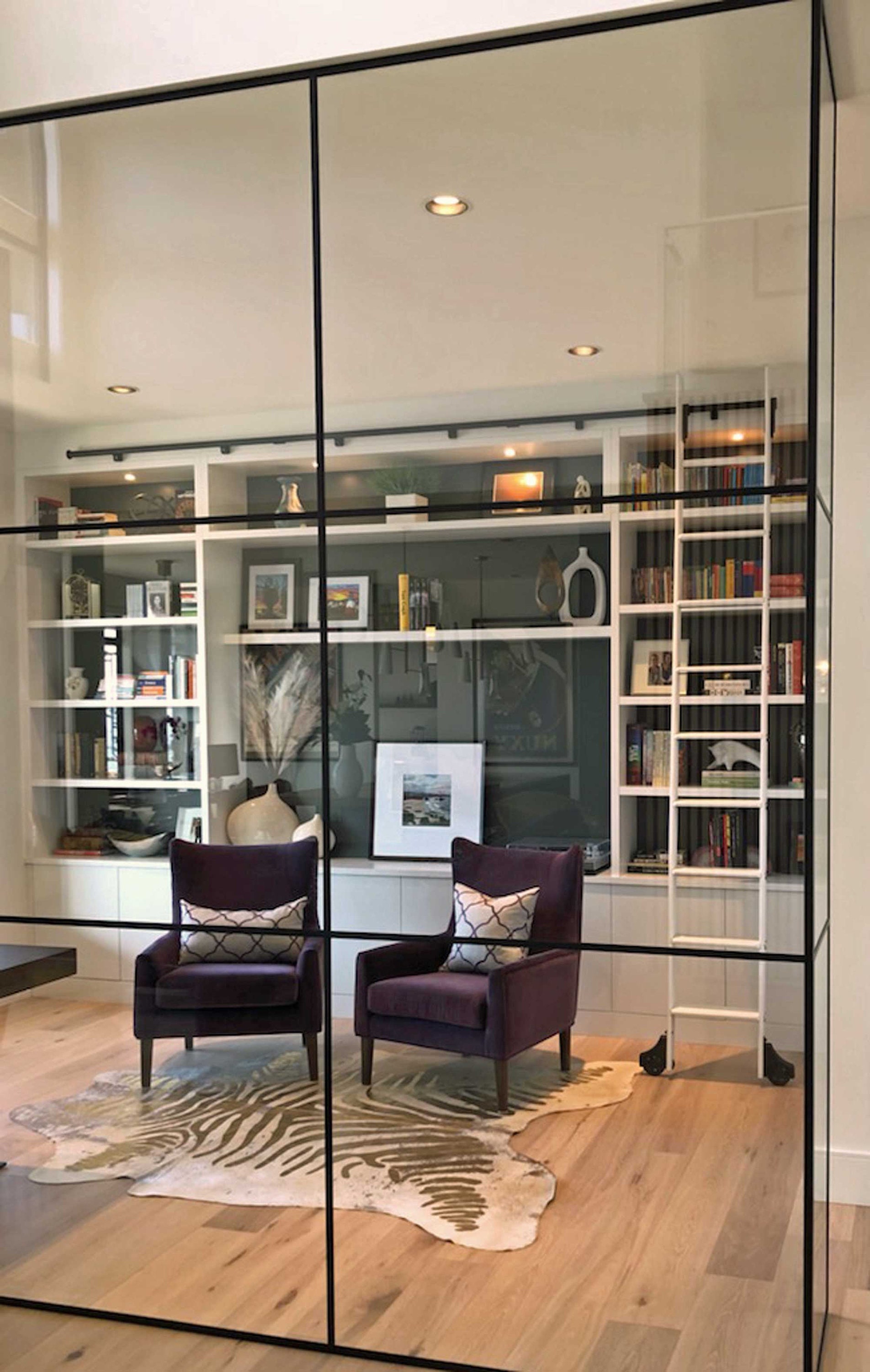 Rhonda F. , Kelowna BC, White Library Ladder With Top Rung - Etsy