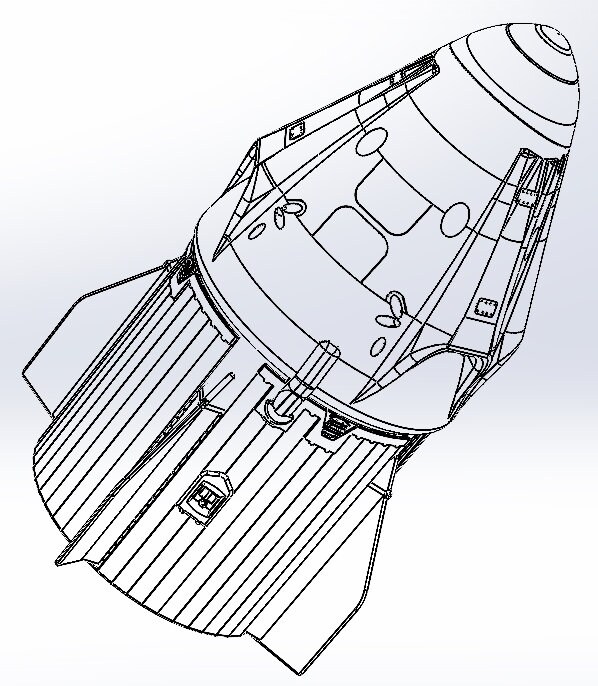 Spacex Model Kit for Sale, Crew Dragon Spacecraft Capsule Model Kit ...