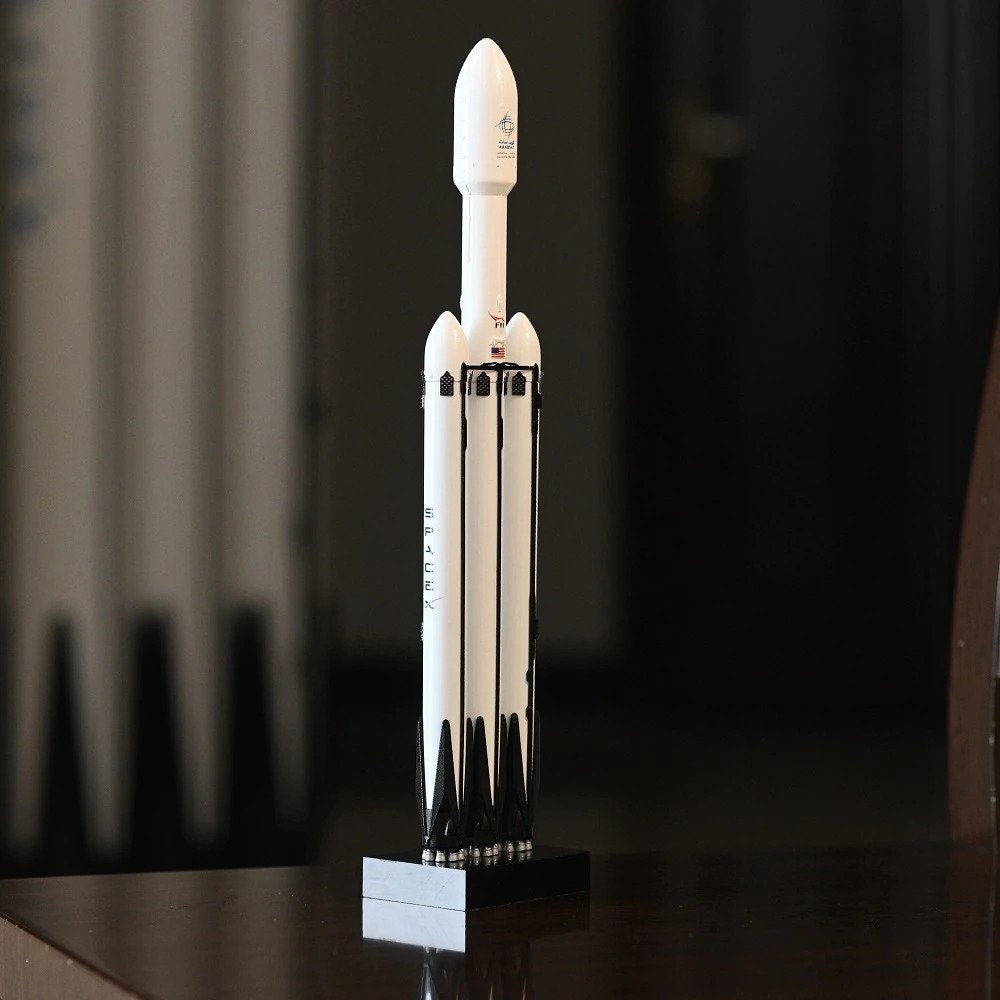 Spacex Flying Model Rocket Kit, Heavy Falcon Rocket Model Kit, Falcon ...