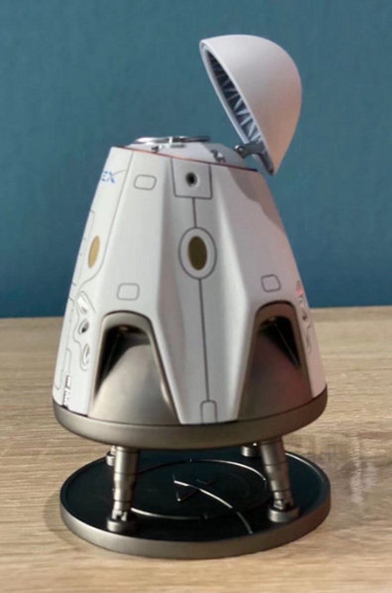 Spacex Model Kit, Starship Rocket Model Crew Dragon Spacecraft,front ...