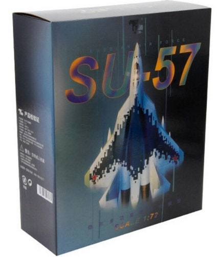 Russian Airforce 1/72 Fighter Sukhoi Su-57, Military Aircraft Model ...