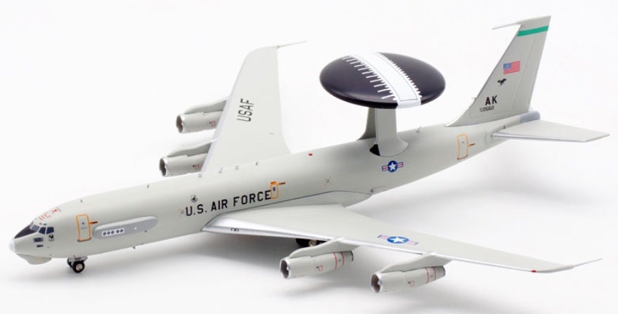 USAF 1/200 E-3B Sentry AWACS Aircraft Model, Military Aircraft Model ...