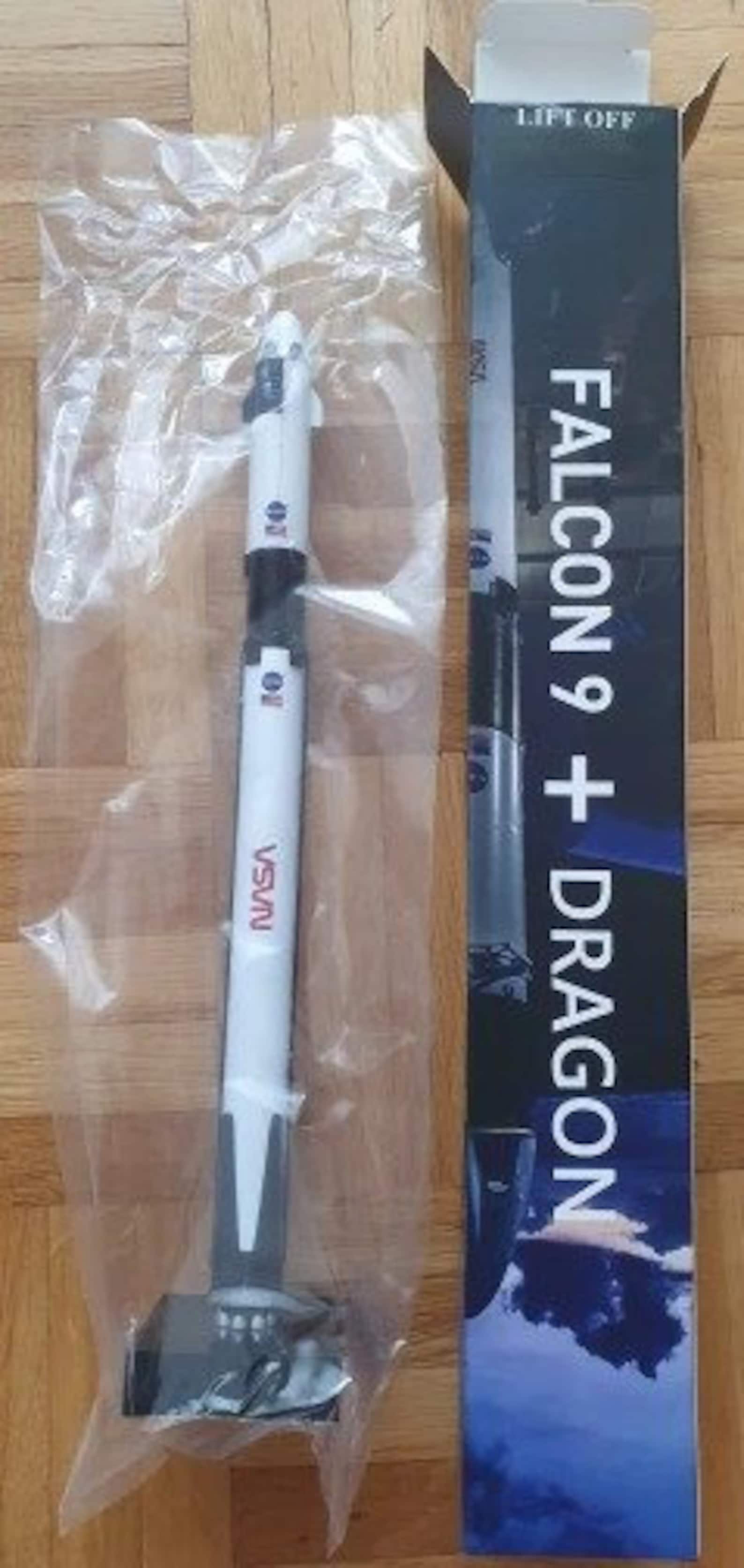 Spacex Model Falcon 9 Crew Dragon Spacecraft Rocket Models Kit,home ...