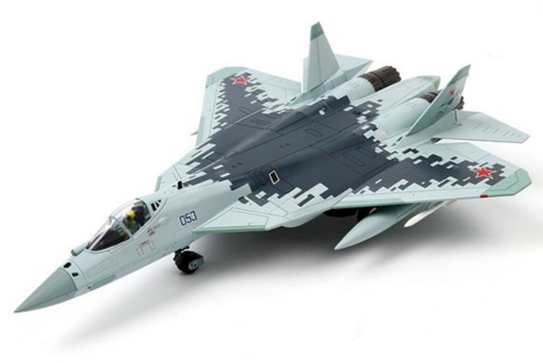 Russian Airforce 1/72 Fighter Sukhoi Su-57, Military Aircraft Model ...