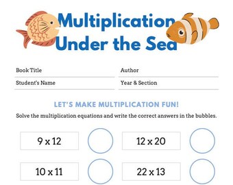 Under the Sea Math - Etsy