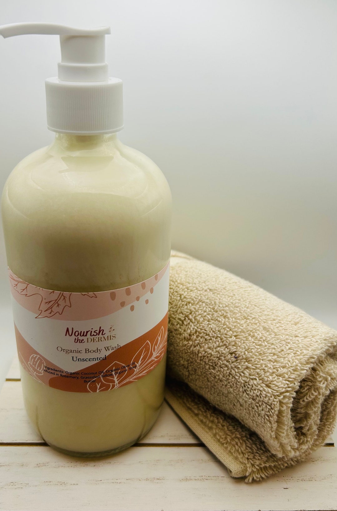 Organic Body Wash With Tallow and Infused Oils | Sensitive and Normal ...
