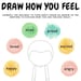 SEL "how Do You Feel?" Worksheet - Etsy