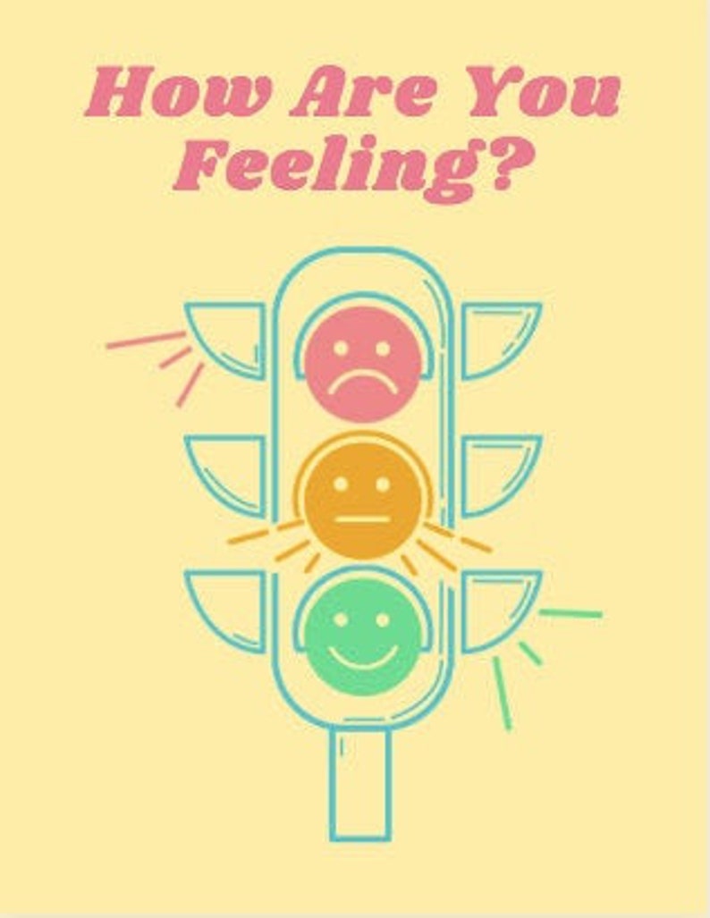 Emotion Regulation - How Are You Feeling Stoplight - Etsy