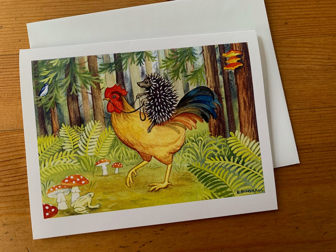 Hans the Hedgehog, 4 Card Set - Etsy