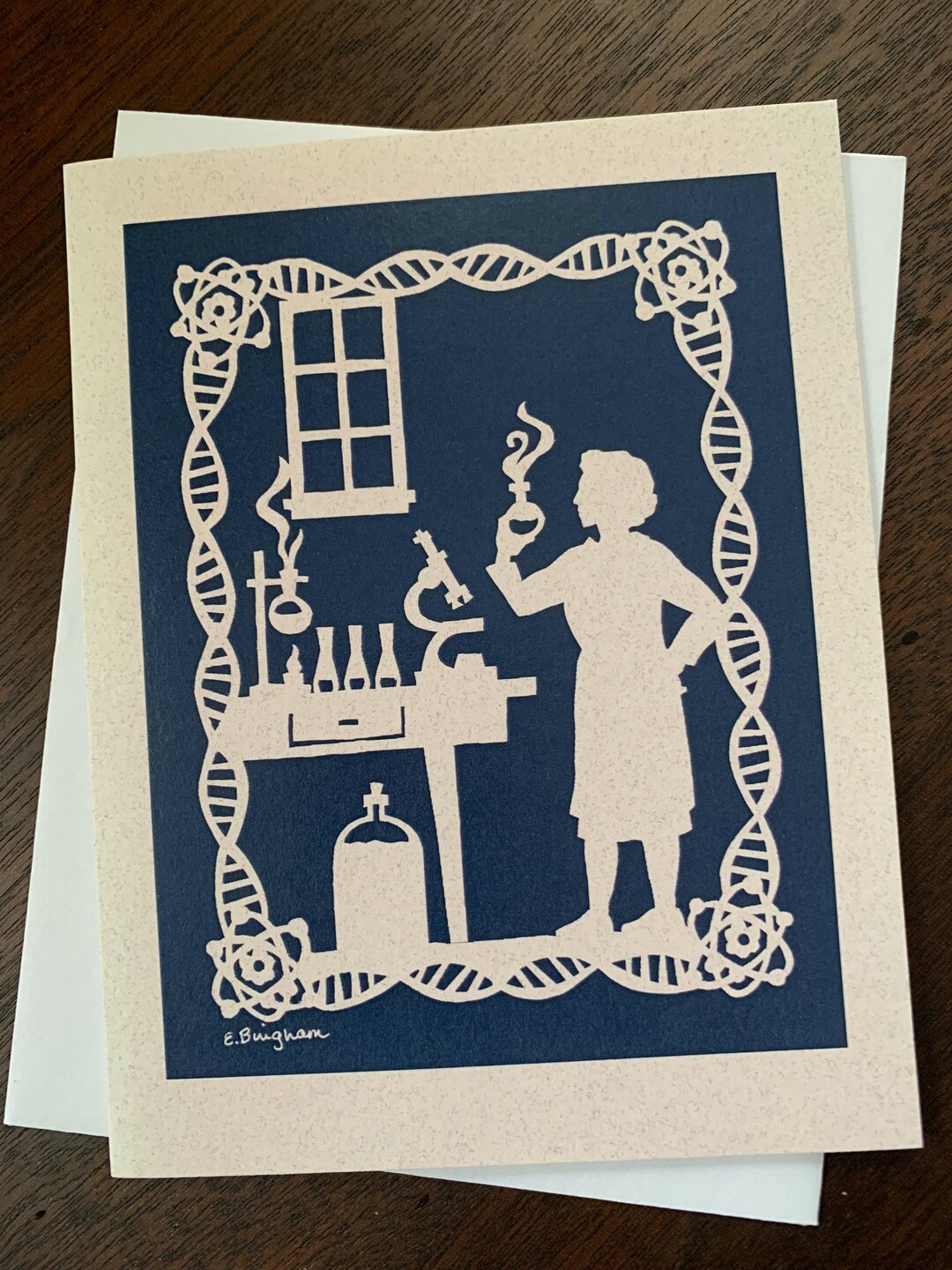 The Scientist, 4 Card Set - Etsy