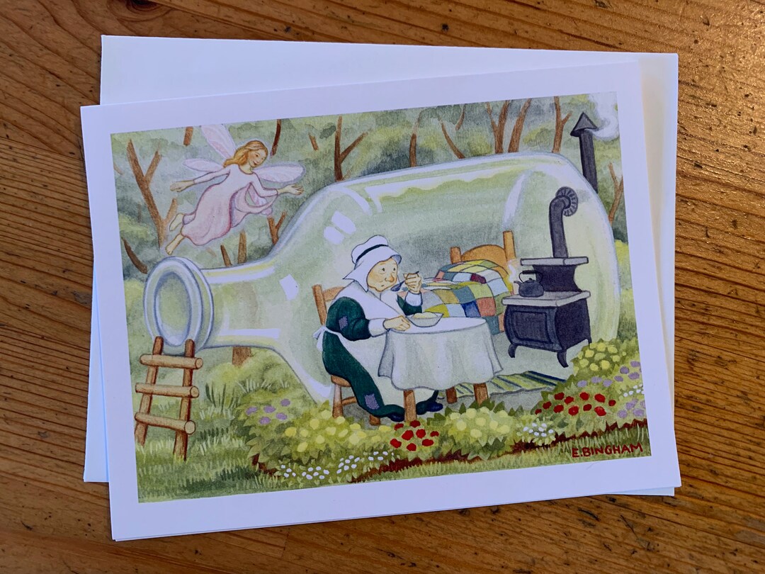 The Old Lady Who Lived in a Vinegar Bottle - Etsy