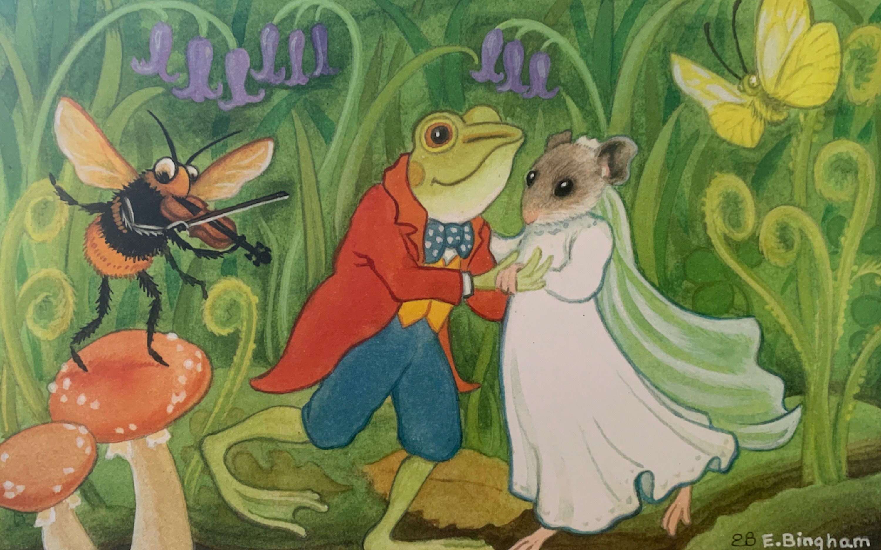 The Wedding of Frog and Mouse, Print - Etsy