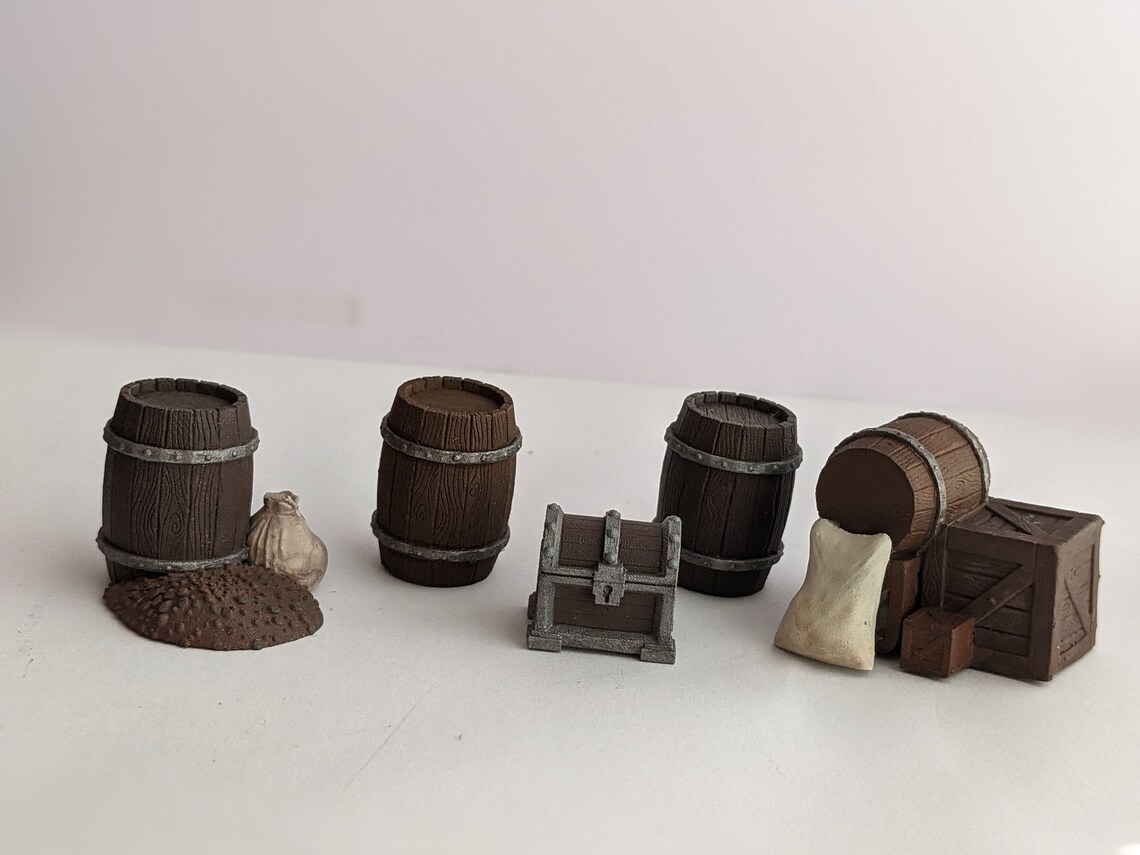 Hand-painted 3D Printed Storage Scatter - Etsy