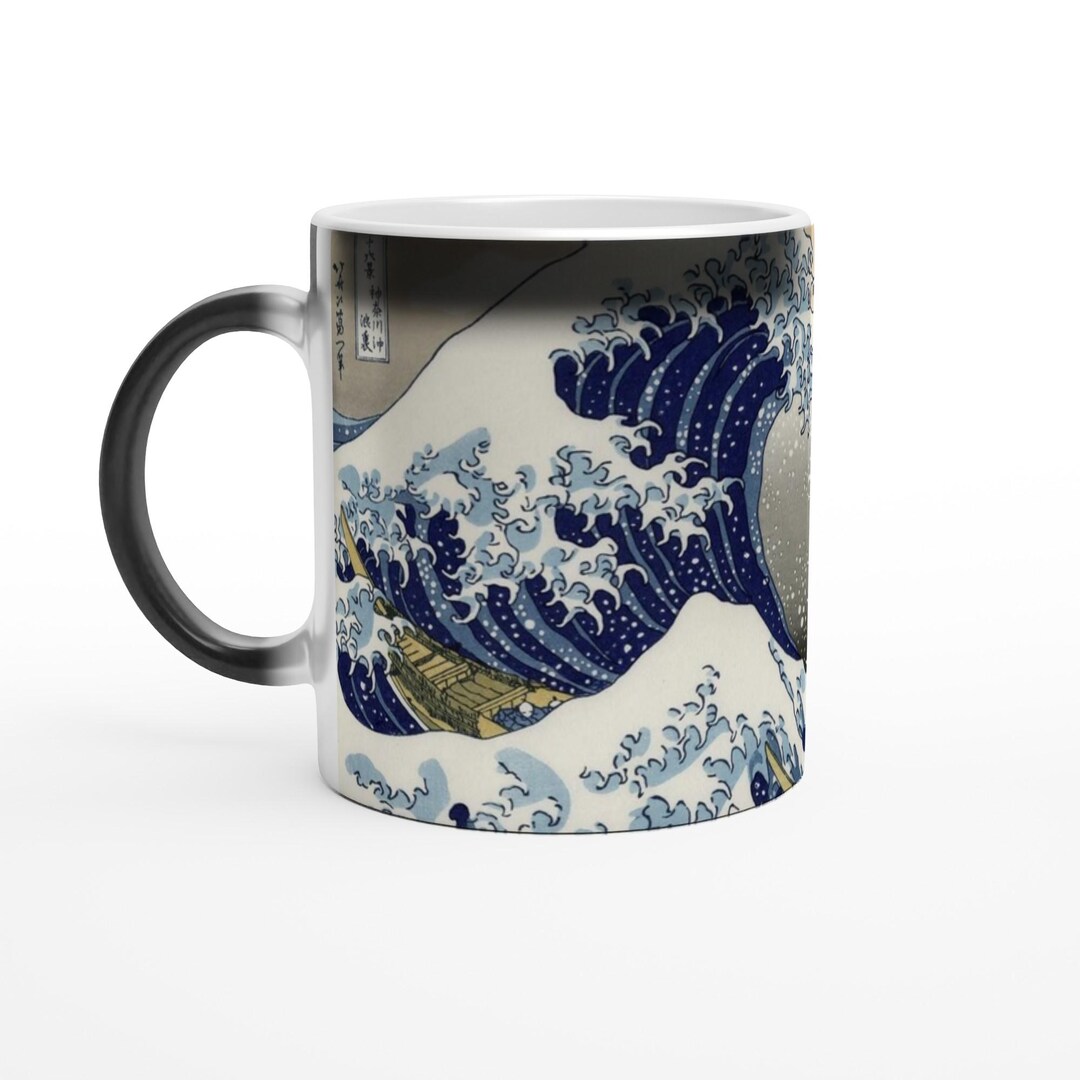 Color Changing Coffee Mug - the Great Wave Design - Perfect Gift for ...