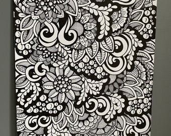 Intricate Doodle | Etsy