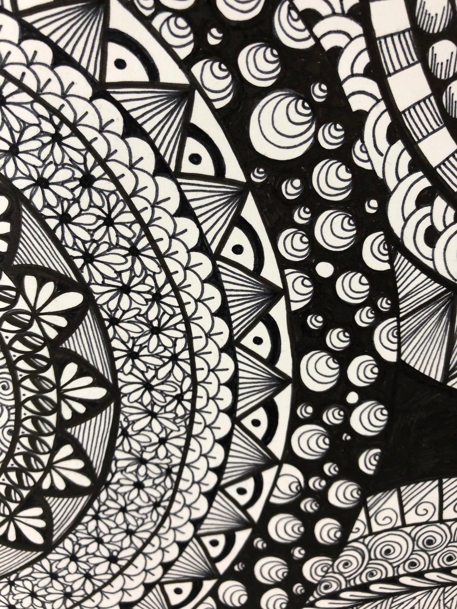 Doodle spheres Original Hand drawn | Etsy