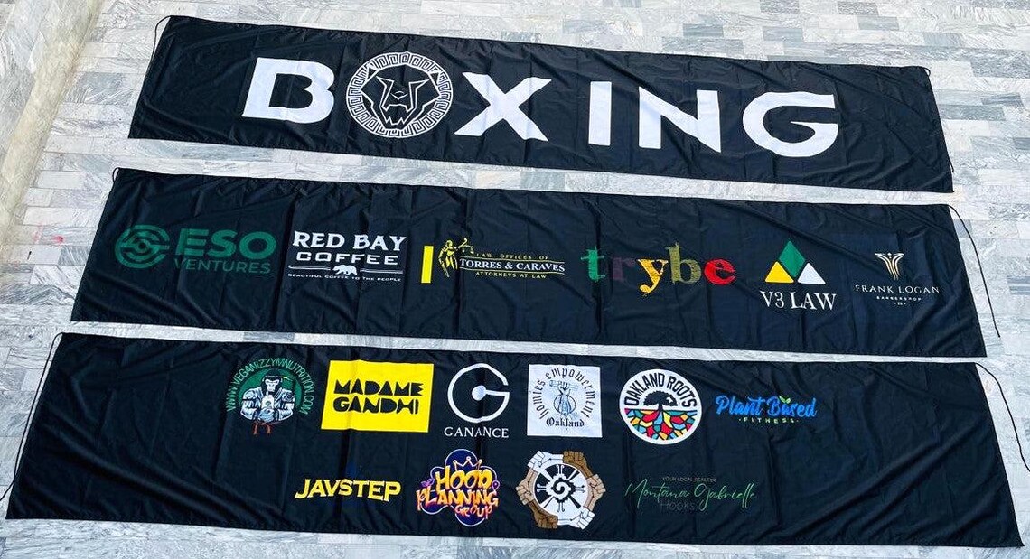 Customised Boxing Ring Side Skirts for Your Gym or Event - Etsy