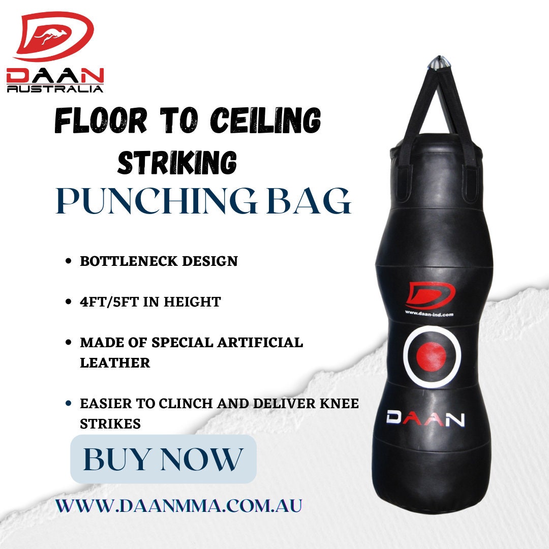 Floor to Ceiling Heavy-duty Leather Punching Bag for Professional and ...