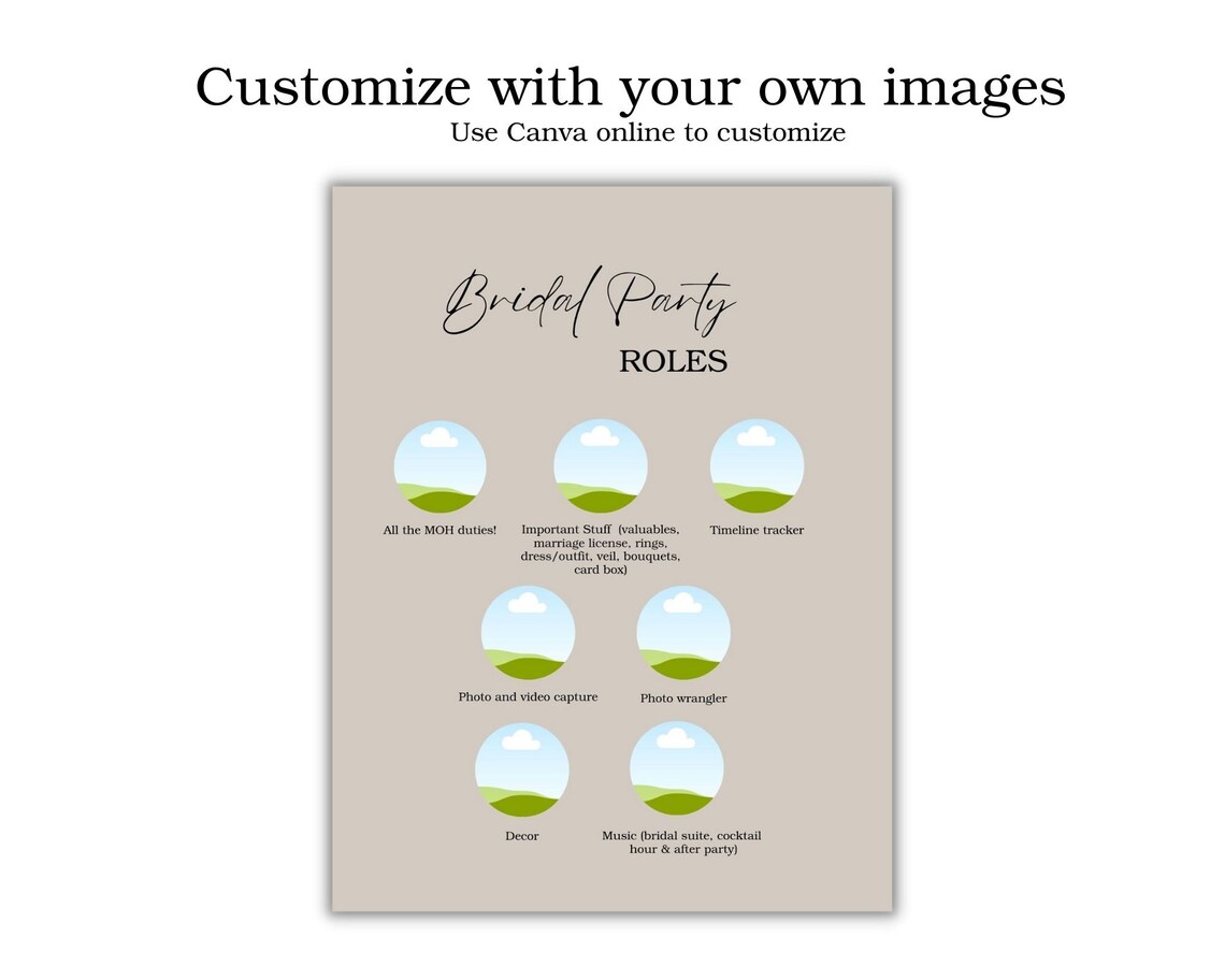 Wedding Details Bridal Party Cheat Sheet Template Wedding - Etsy