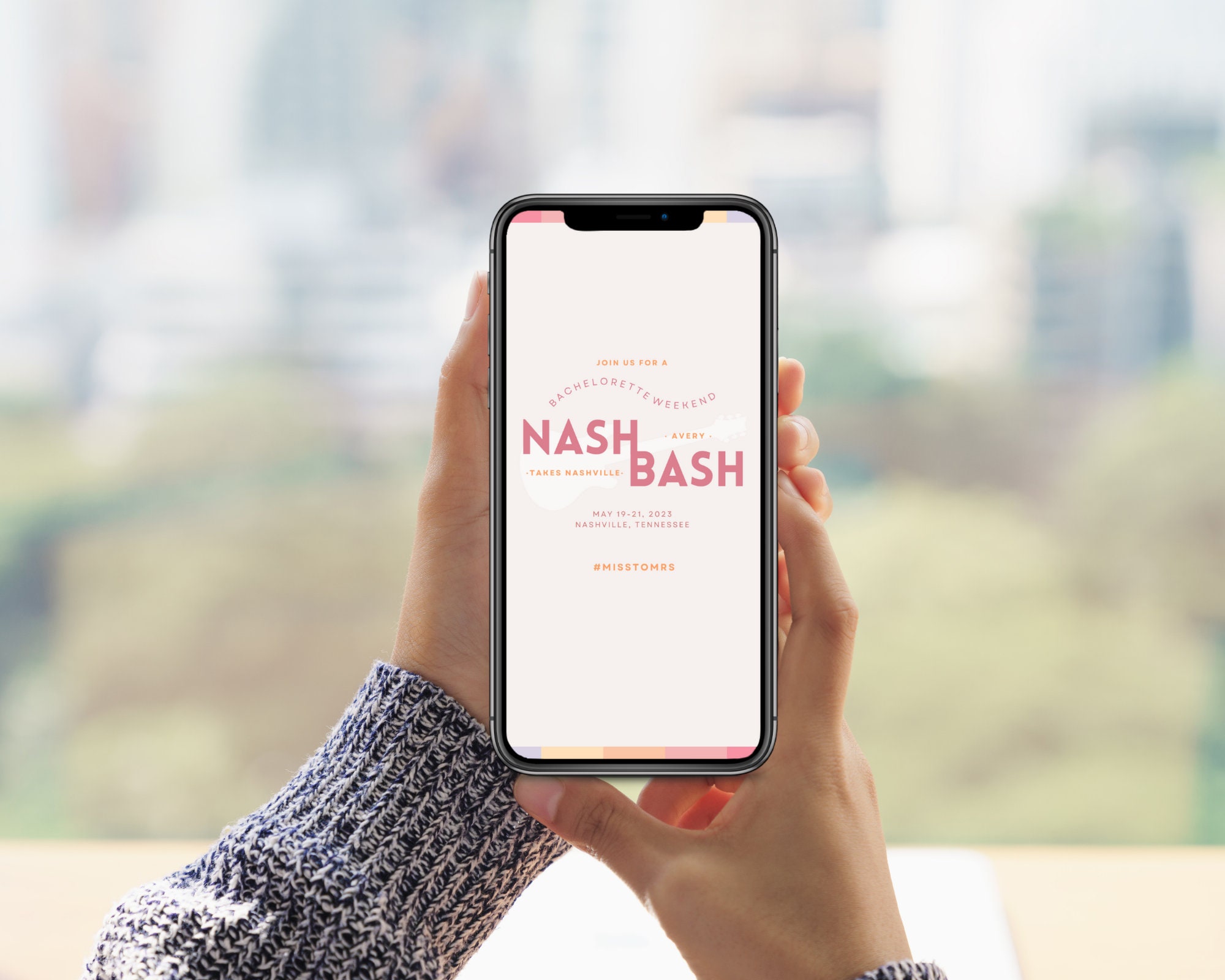 Nash Bash Bachelorette Trip Itinerary Template | Editable on Canva ...