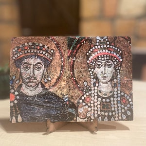 Byzantine Relief Theodora and Justinian I - Etsy