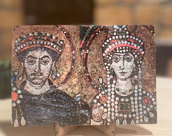 Byzantine Relief Theodora and Justinian I - Etsy