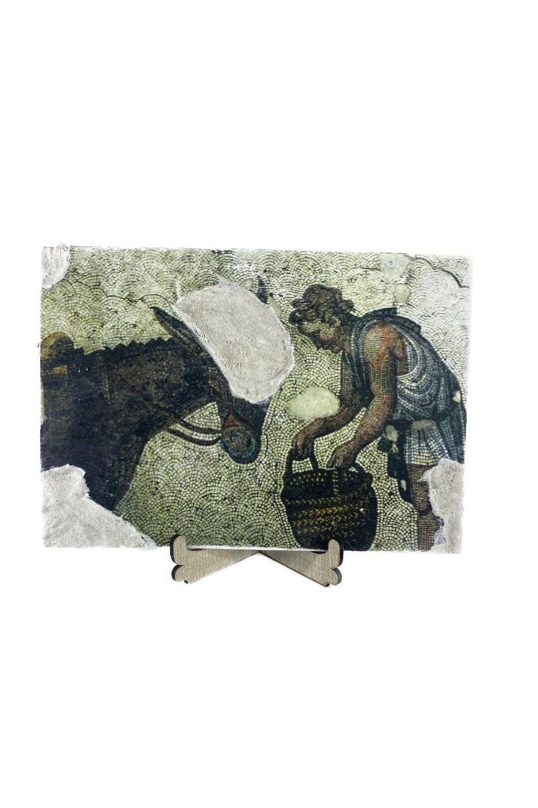 Replica "feeding the Mule" Relief - the Museum of Great Palace Mosaics ...