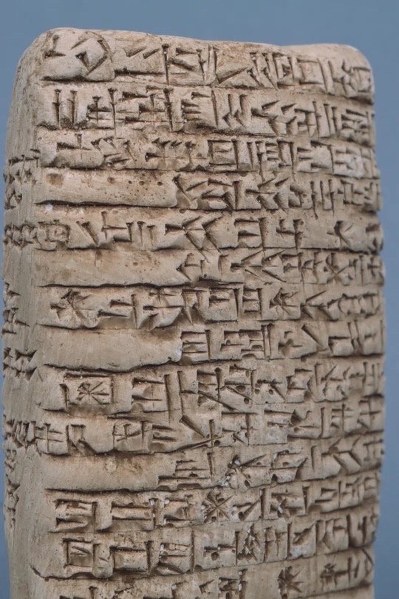 Sumerian Cuneiform Love Poem Tablet – Ancient Mesopotamian Art Replica ...