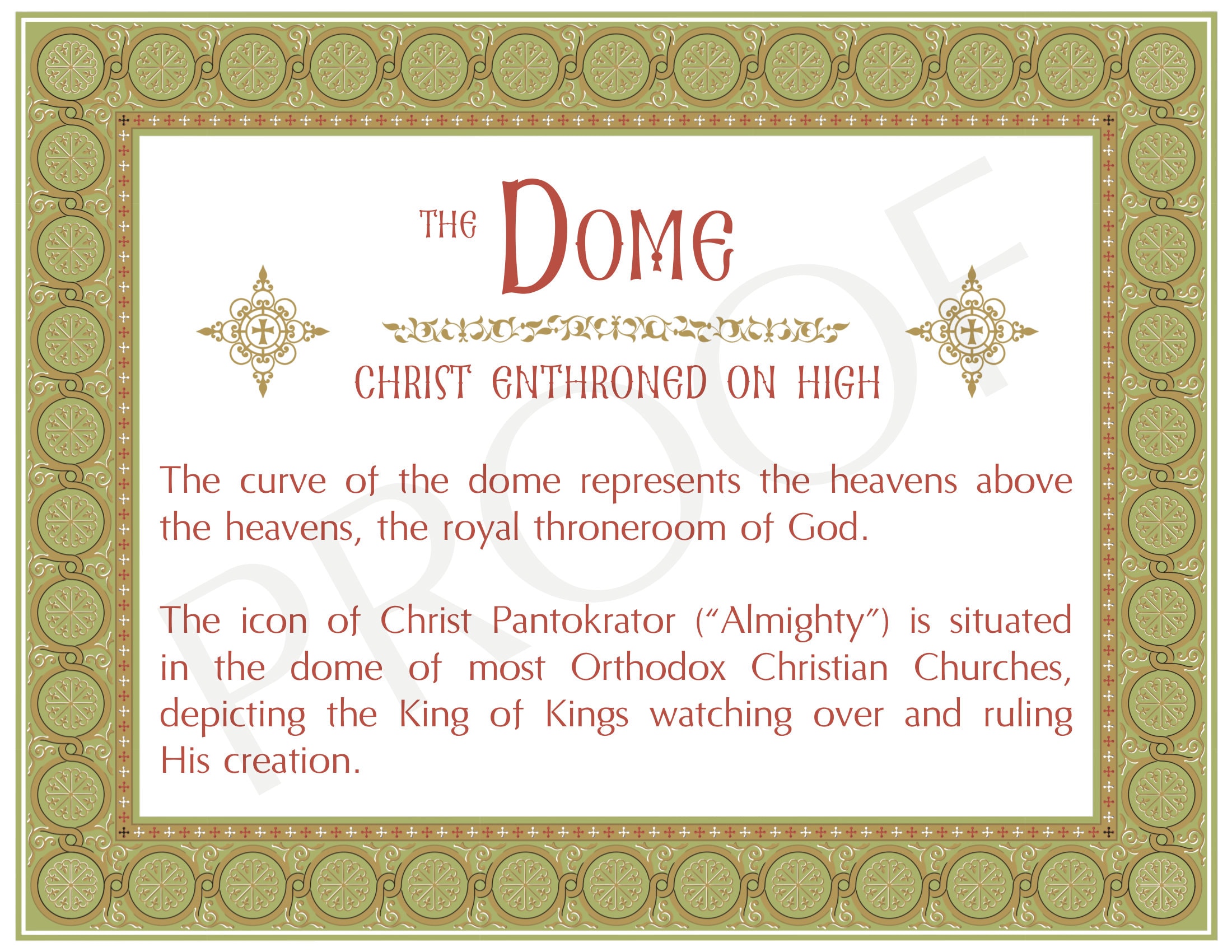 Greek Orthodox Church Tour Signs - Etsy