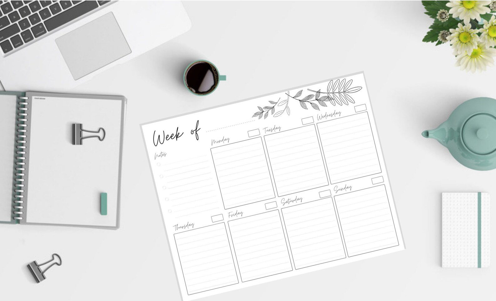 Weekly Planner Printable to Do List - Etsy