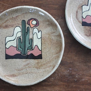 2 X Breakfast Plates Set - Hand Made Ceramic - Etsy