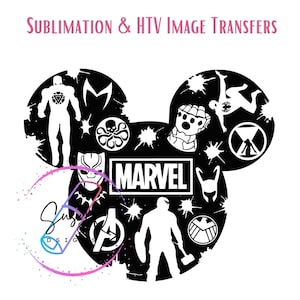 Marvel Avengers Image Transfers, Avengers Htv and Sublimation Prints ...