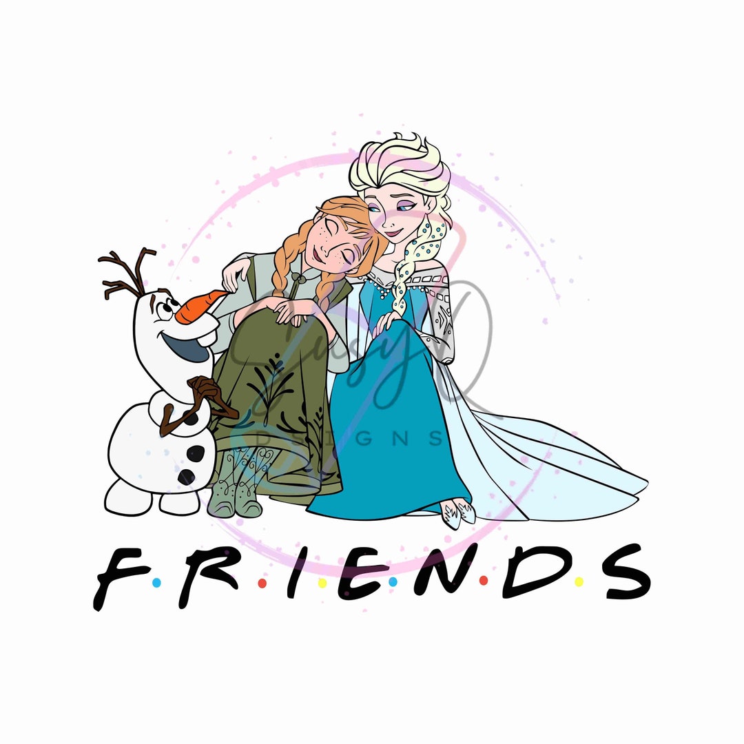 Frozen Friends Image Transfers Elsa and Anna Sublimation - Etsy