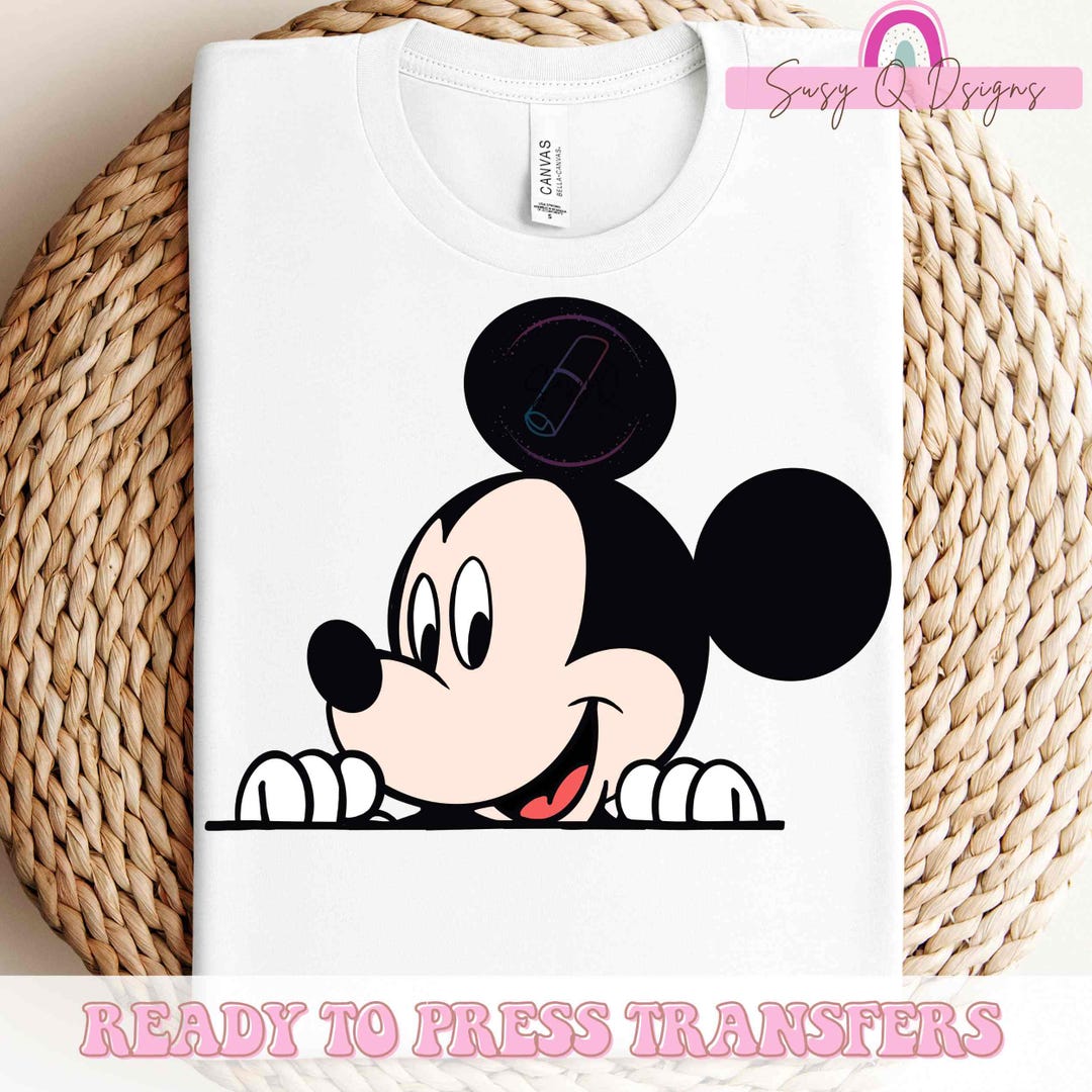 Mickey HTV and Sublimation Image Transfer, Family Vacation Transfers ...