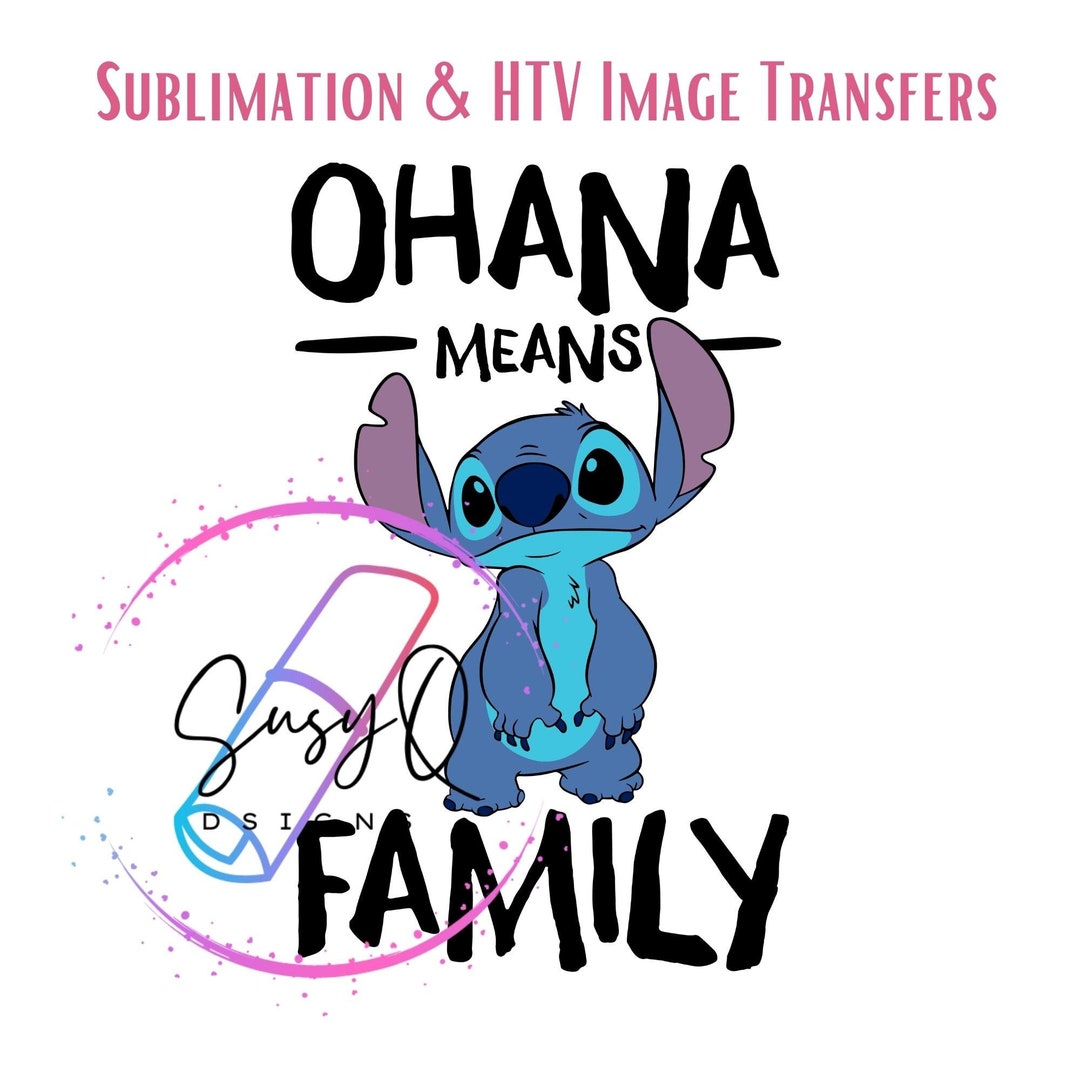 Stitch Image Transfers, Disney Stitch Sublimation Prints, Disney Eco ...