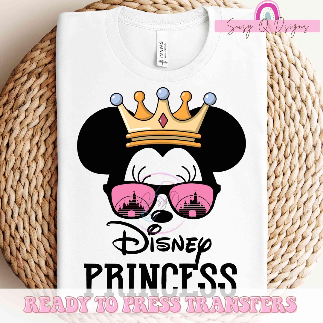 Minnie Mickey Princess Security Transfers, Princess Security Iron on ...
