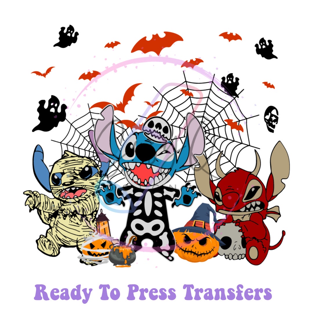 Ready to Press Halloween Alien Friends HTV and Sublimation Image ...