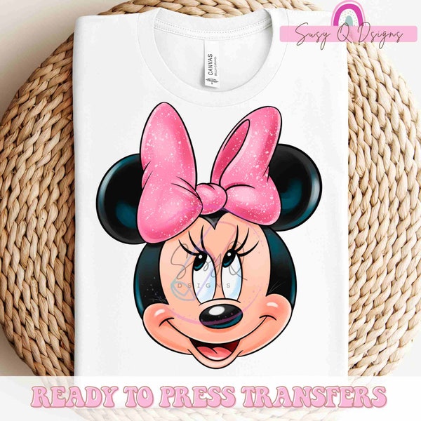 Iron on Minnie Mouse - Etsy