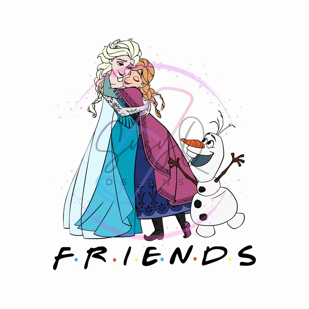 Frozen Friends Image Transfers Elsa and Anna Sublimation - Etsy